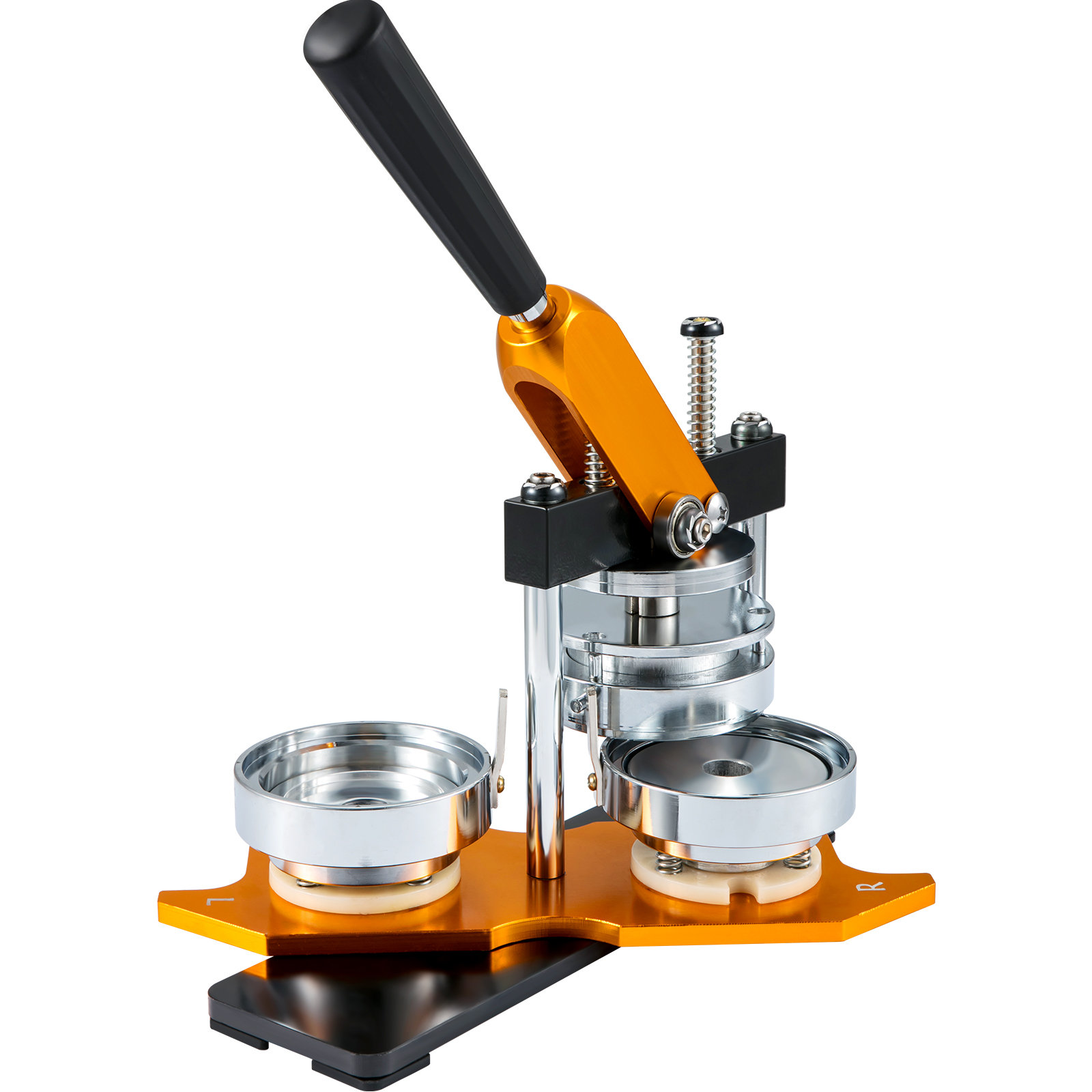 VEVOR Button Maker Machine Badge Pin Machine 3" 75 MM 100 Free Parts ...