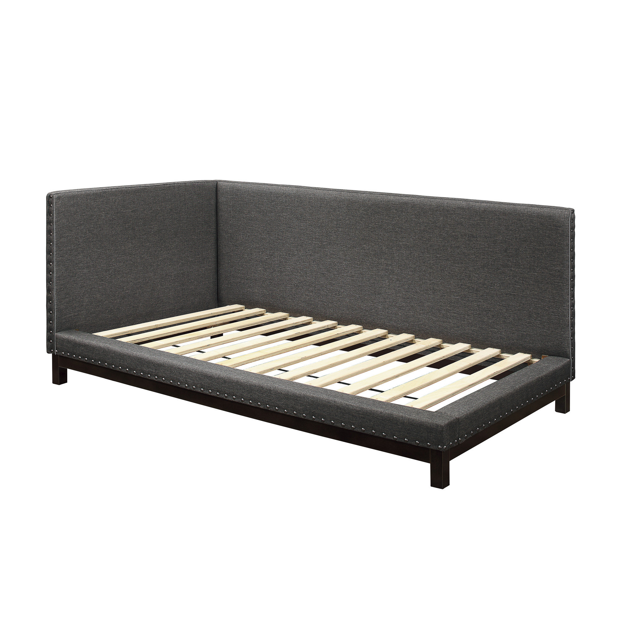 Hokku Designs Comfortable Wooden Daybed With Stylish Trim For ...