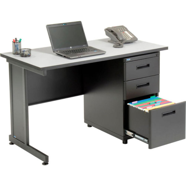Interion Office Desk With 3 Drawers | Wayfair