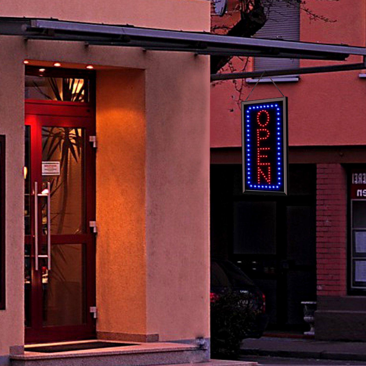 Trinx Square Led Open Door Sign Neon Light - Wayfair Canada