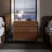 George Oliver Bedroom Wood Walnut Dressers, Farmhouse 3 Drawer Dressers ...