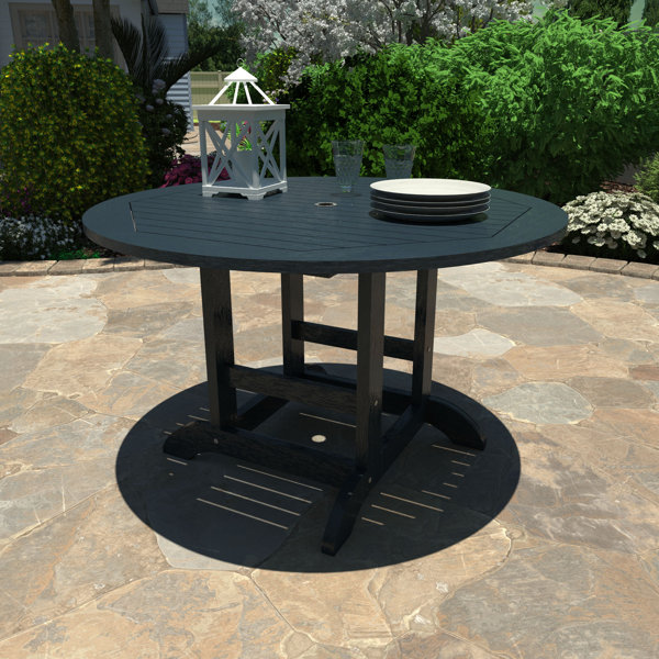 Rosecliff Heights Lara Round Outdoor Dining Table | Wayfair