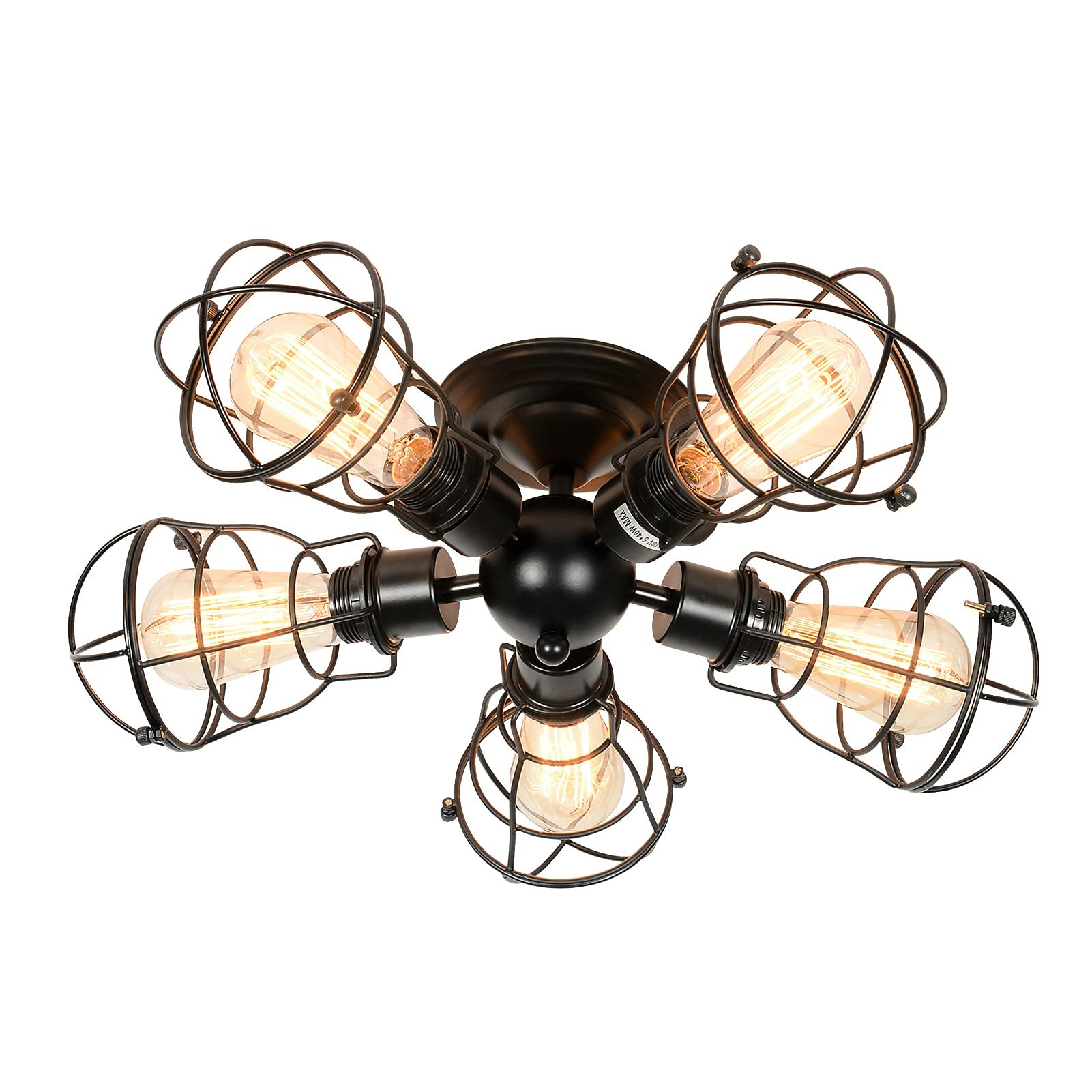 Williston Forge Cheenou 5-Light 20" Semi Flush Mount | Wayfair
