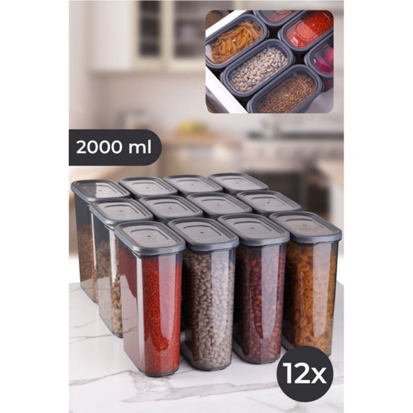 East Urban Home Food Storage - Set of 12 Containers and 12 Lids | Wayfair
