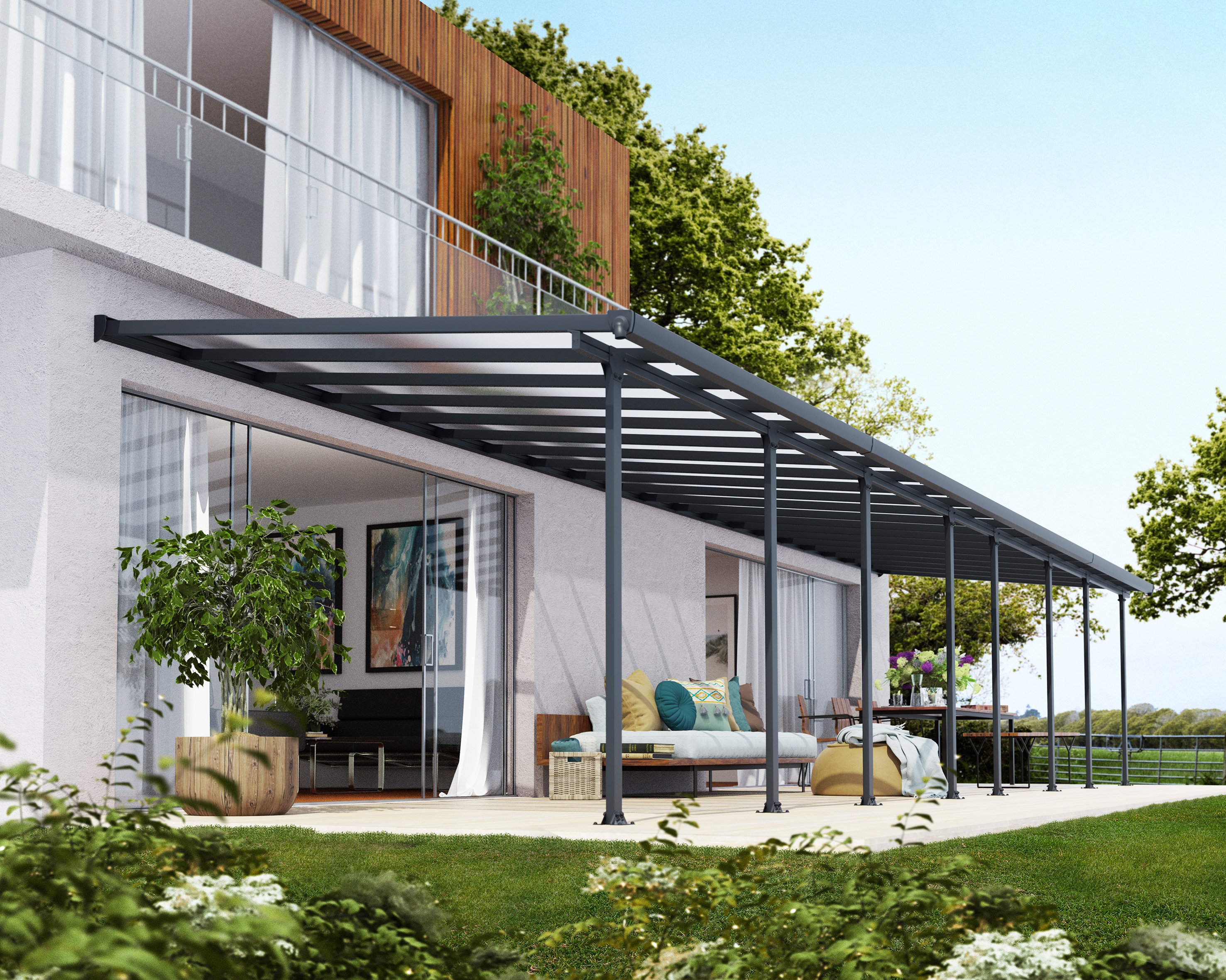 Canopia by Palram Palram Feria Patio Awning & Reviews | Wayfair.co.uk