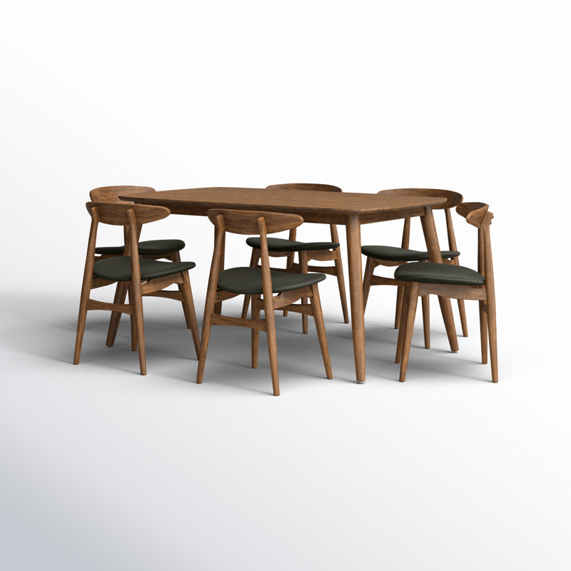 AllModern Gallman 7 - Piece Dining Set & Reviews | Wayfair