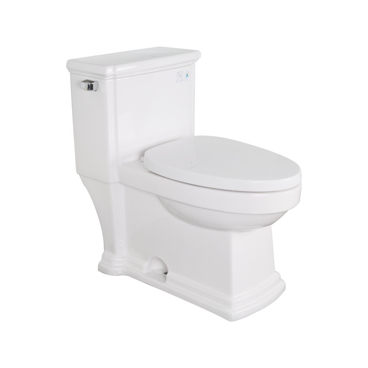 KDK HOME 1.28 Gallons GPF Round Floor Mounted Kit (Seat Included ...