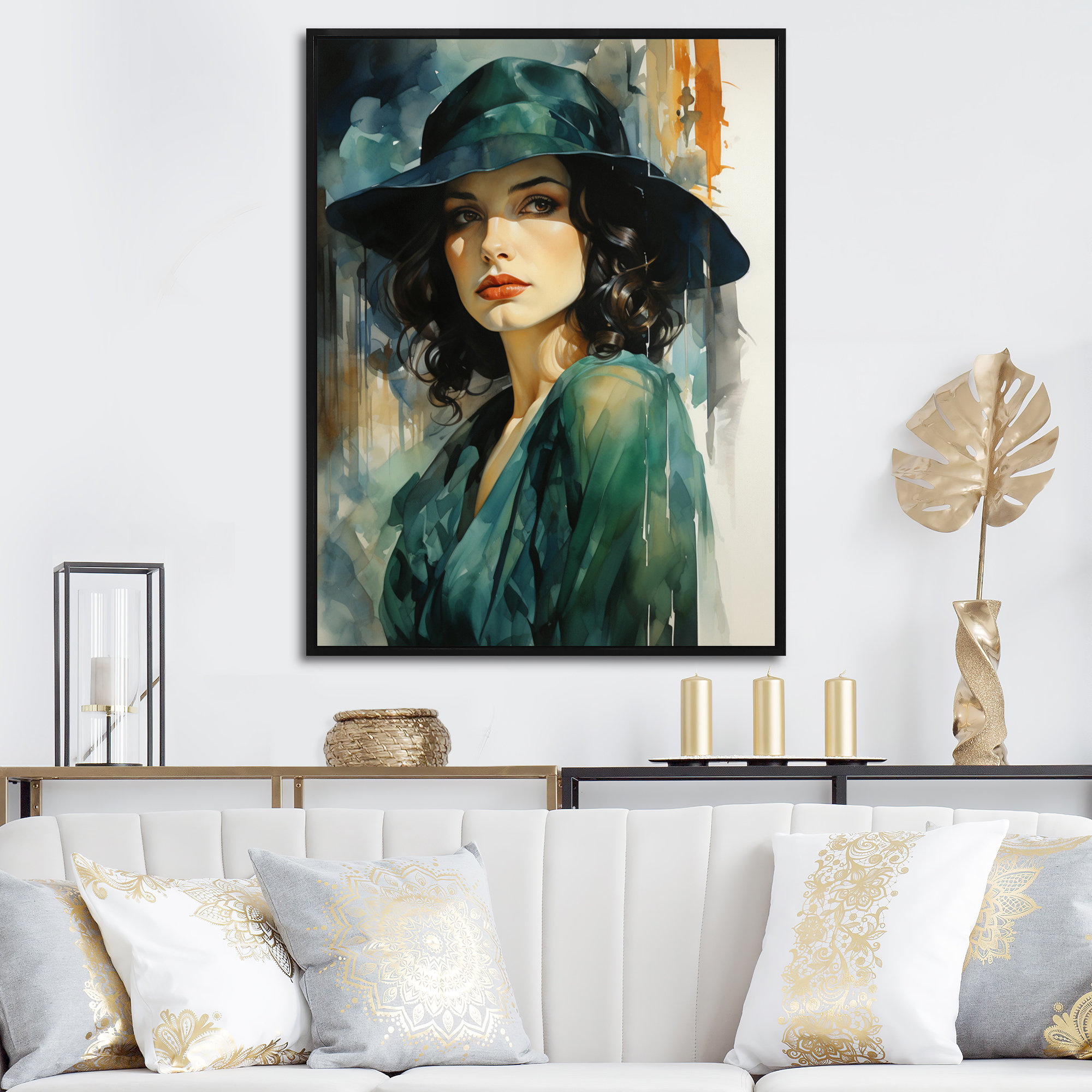 Red Barrel Studio® Fashion 1930S Depression Portrait II Framed On ...