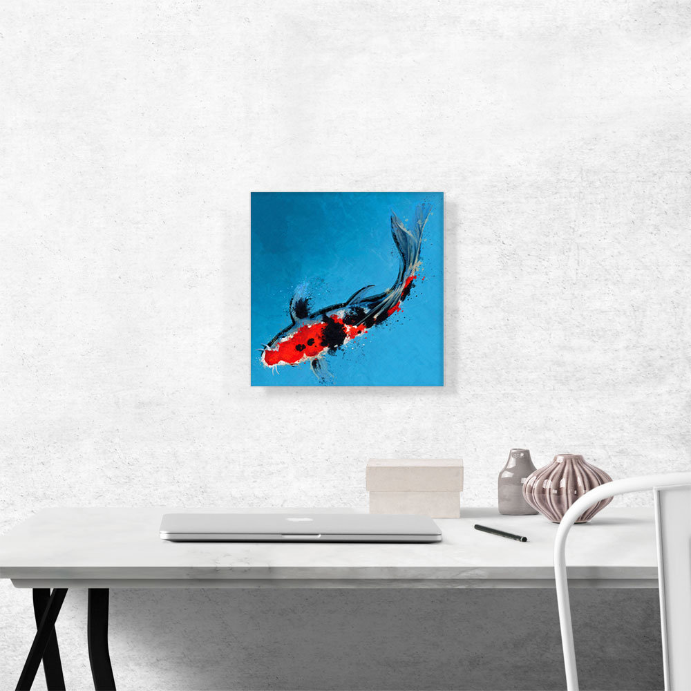 ARTCANVAS Doitsu Koi Carp Fish Japan China Asia Canvas Art Print ...