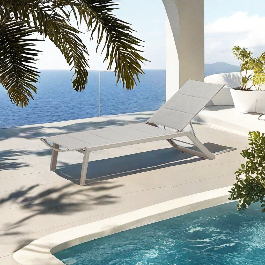 Elegant Home Furnishings.s Adjustable Aluminum Pool Lounge Chair ...
