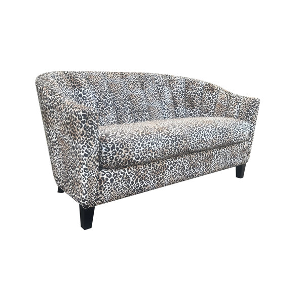 Fairmont Park Leopard Print Velvet 2 Seater Sofa | Wayfair.co.uk