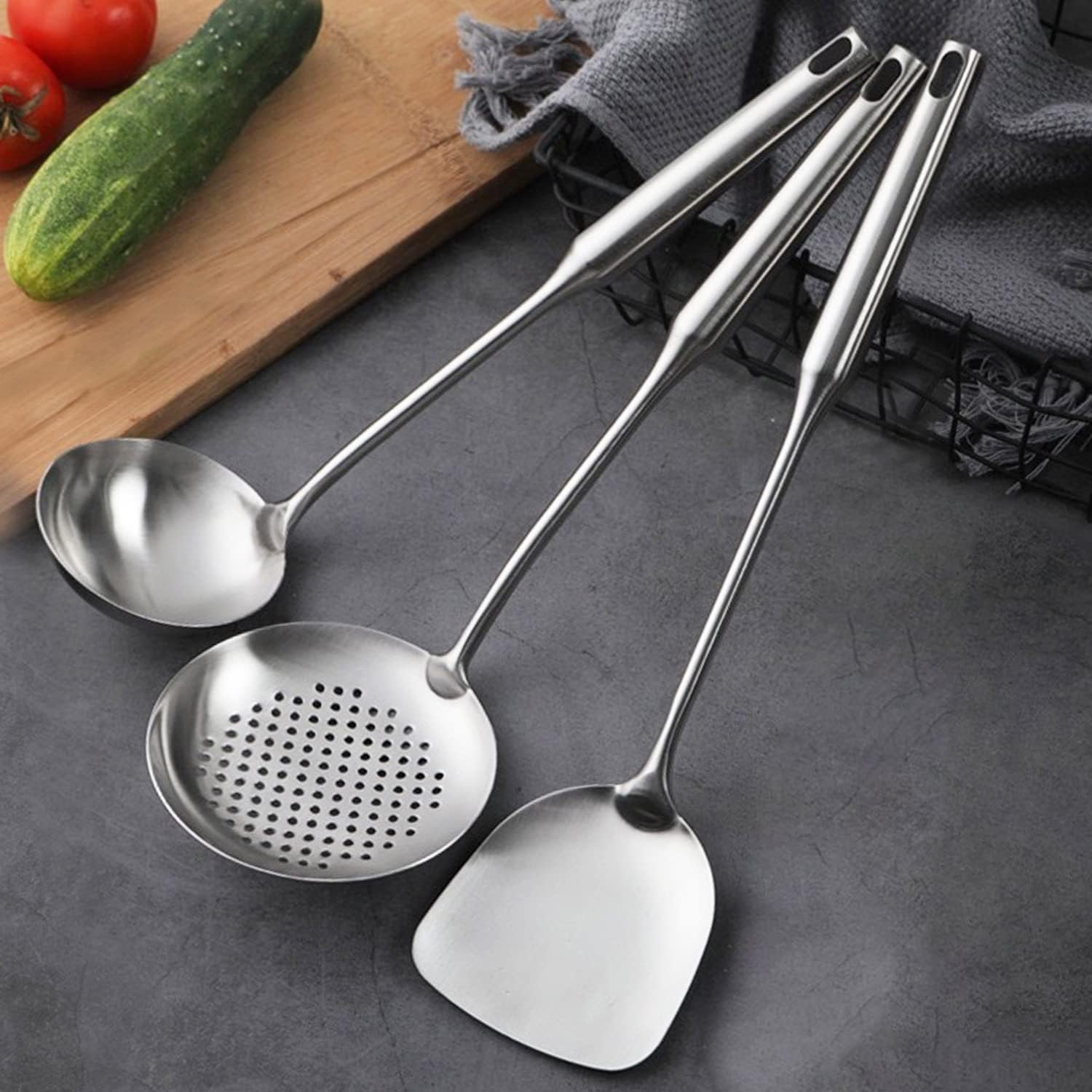 SOOTBA Carbon Steel Frying Pan Utensils | Wayfair