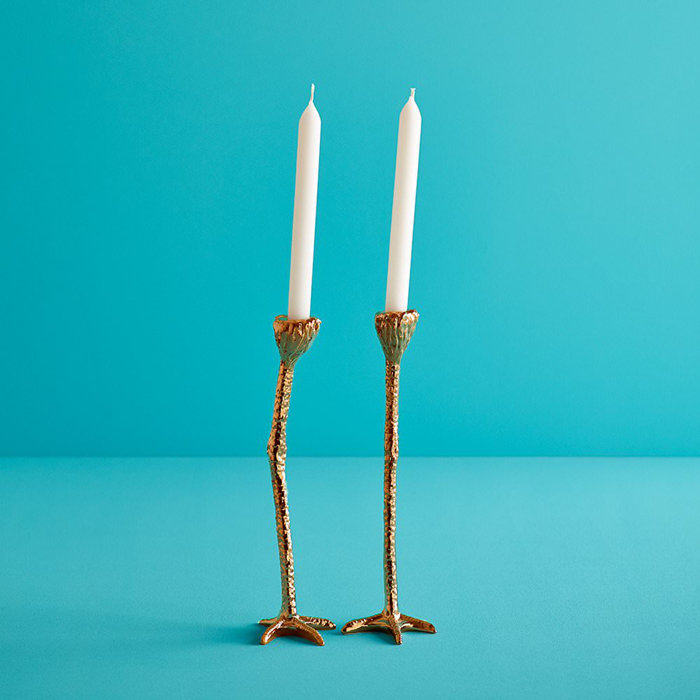 Latitude Vive Bettache Long Legs Ceramic Candlestick | Wayfair.co.uk