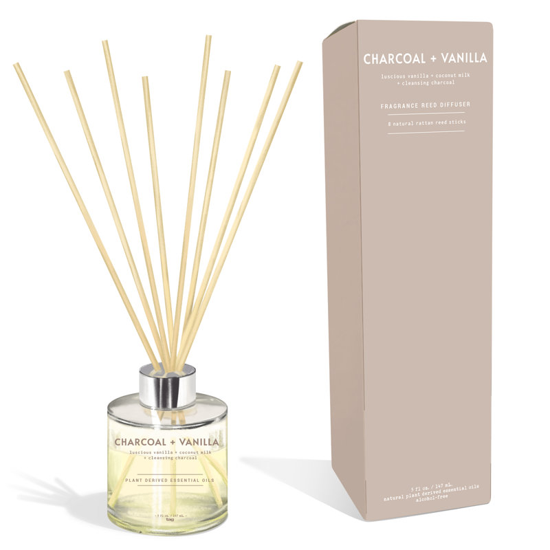 TAG Charcoal+Vanilla Reed Diffuser | Wayfair