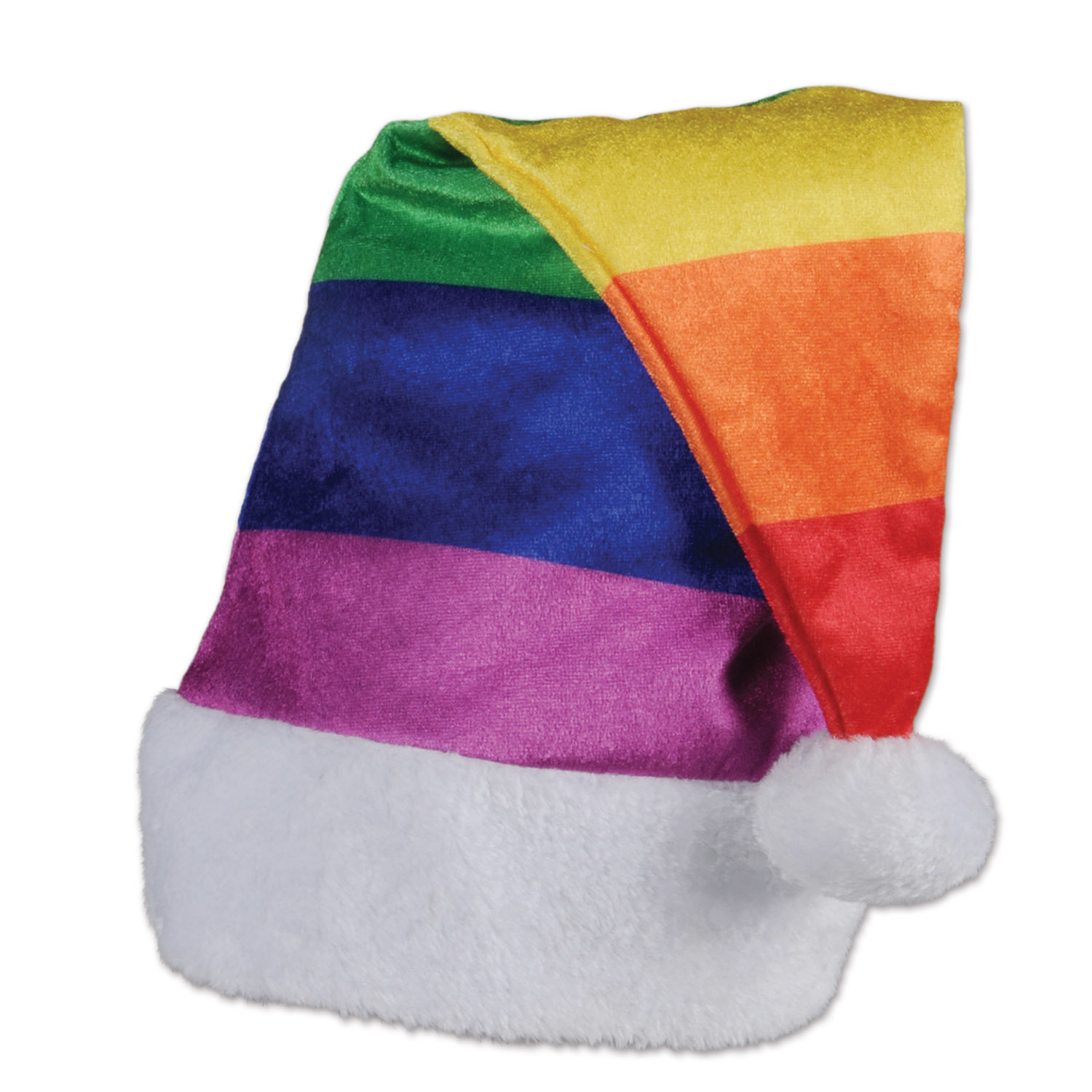 Bungalow Rose Christmas Rainbow Santa Hat | Wayfair