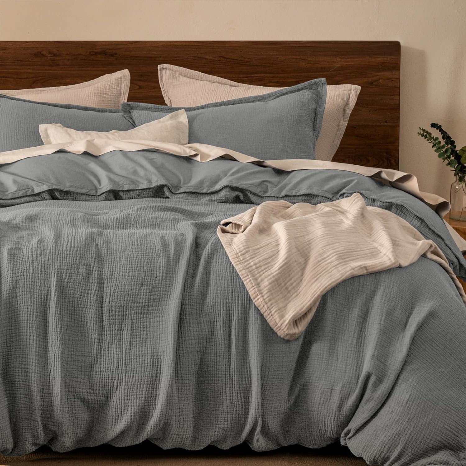 water bed outlet A 3 Pieces King Size Duvet Cover Set,Breathable ...