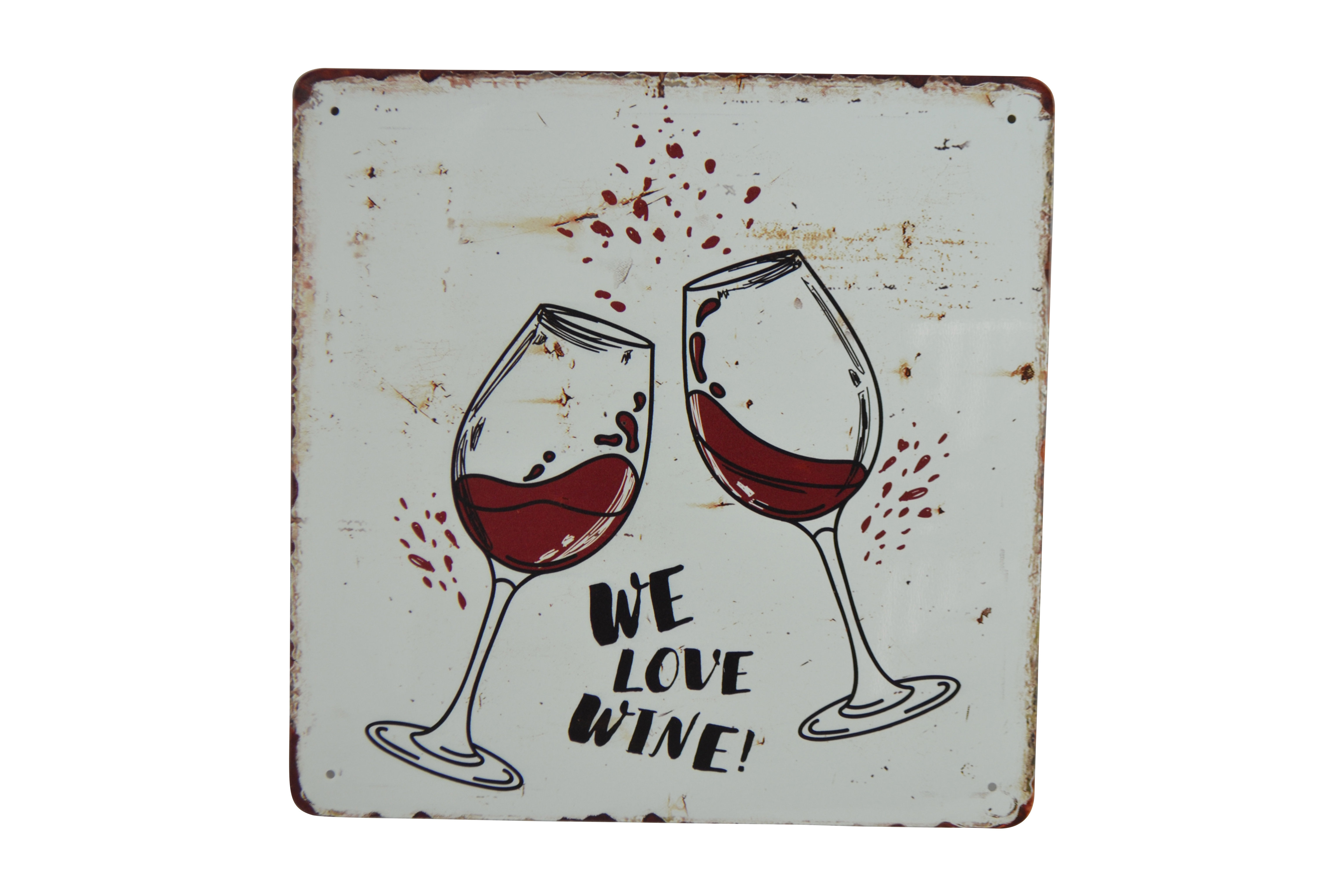 Three Star Im/Ex Inc. We Love Wine Sign | Wayfair