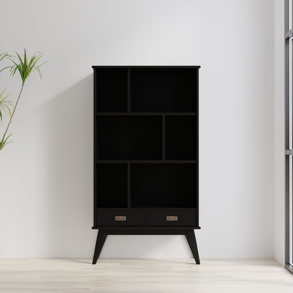 Corrigan Studio® Handcrafted Solid Rubberwood Storage Unit with Six ...