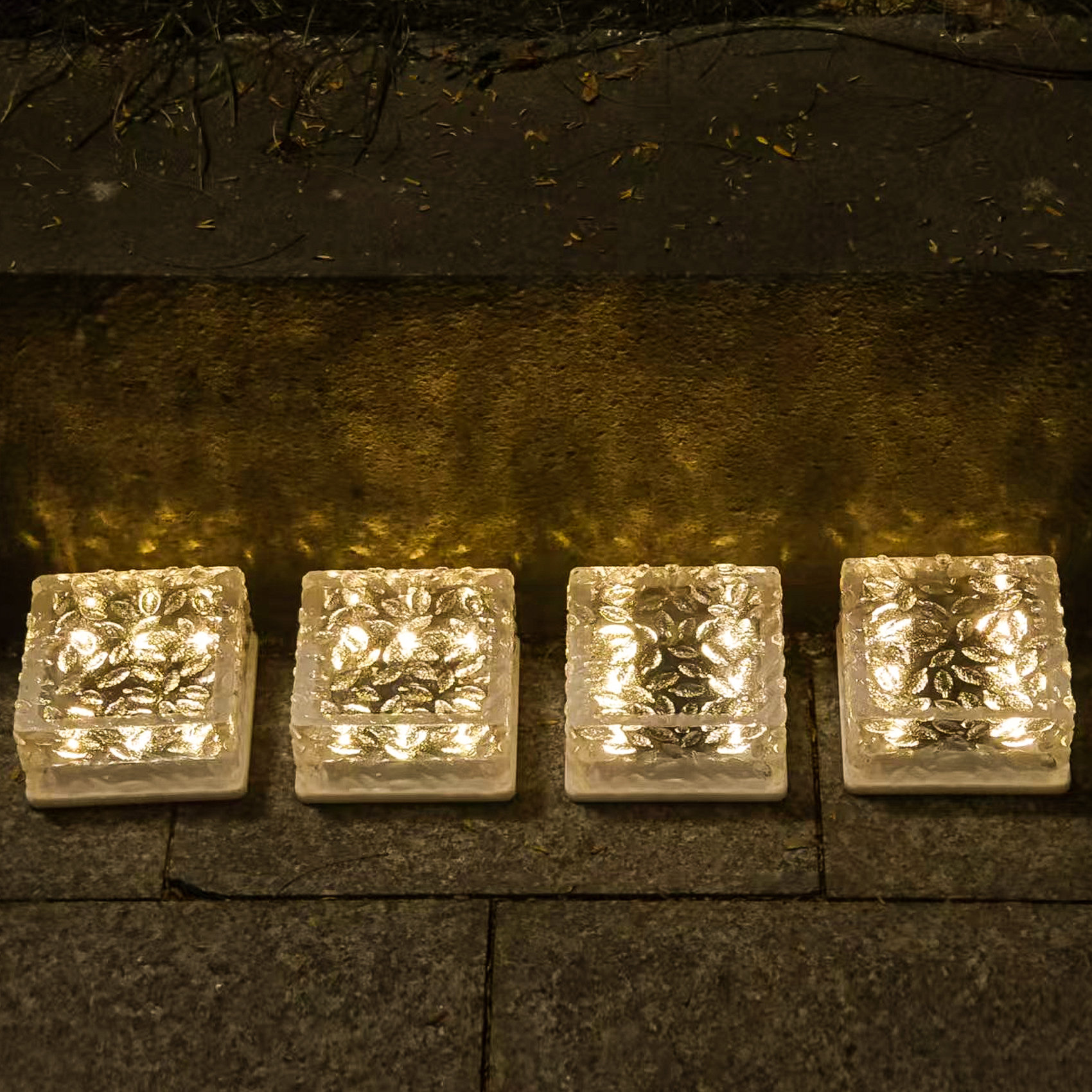 Arlmont & Co. Oron Solar Brick Lights,Outdoor Solar Lights,Pavers ...