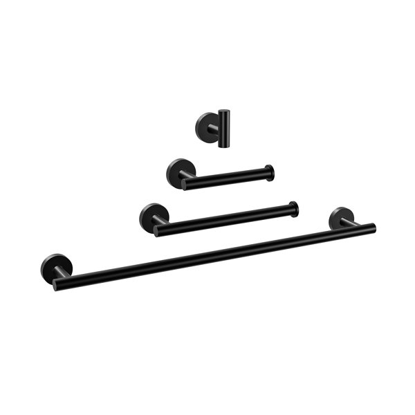 Matte Black Bathroom Hardware Sets You'll Love | Wayfair