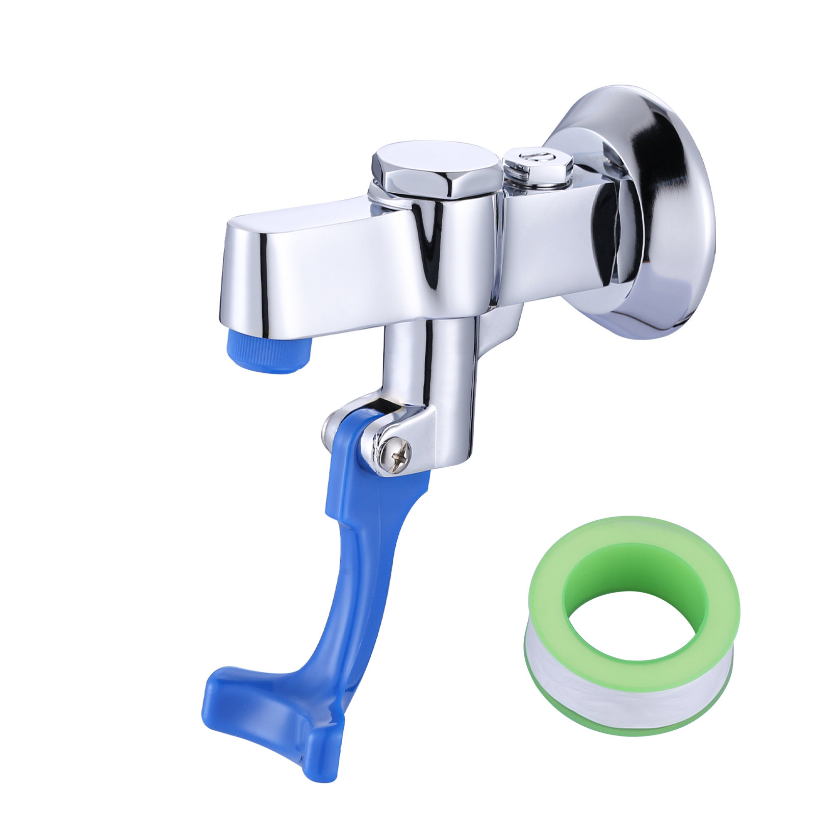 Aleasha Commercial Wall Mounted Pot Filler Push Back Glass Filler ...