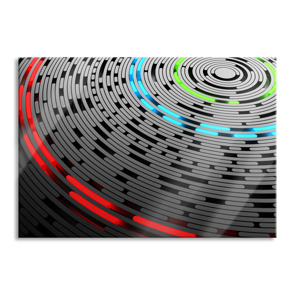 Ivy Bronx Abstract Vinyl Record Love Music - Unframed Graphic Art on ...