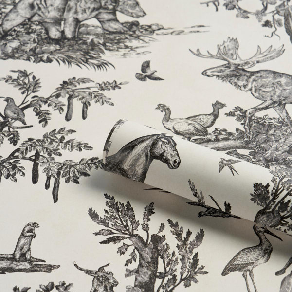 Schumacher Western Toile Wallpaper | Wayfair