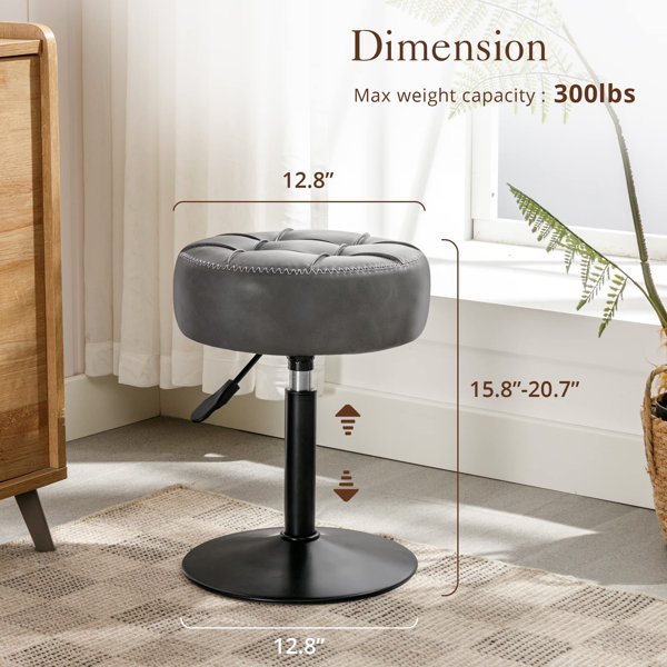 Mercer41 Rosandra Unfinished Stainless Steel Accent Stool - Wayfair Canada