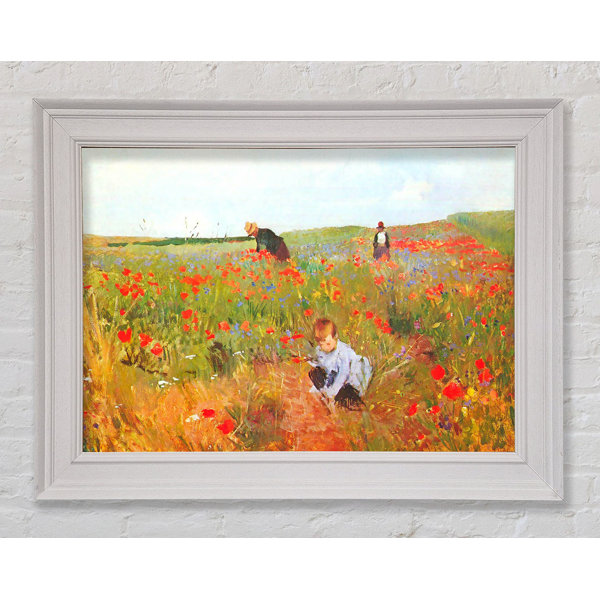 Rosalind Wheeler Poppy In The Field - Single Picture Frame Art Prints ...