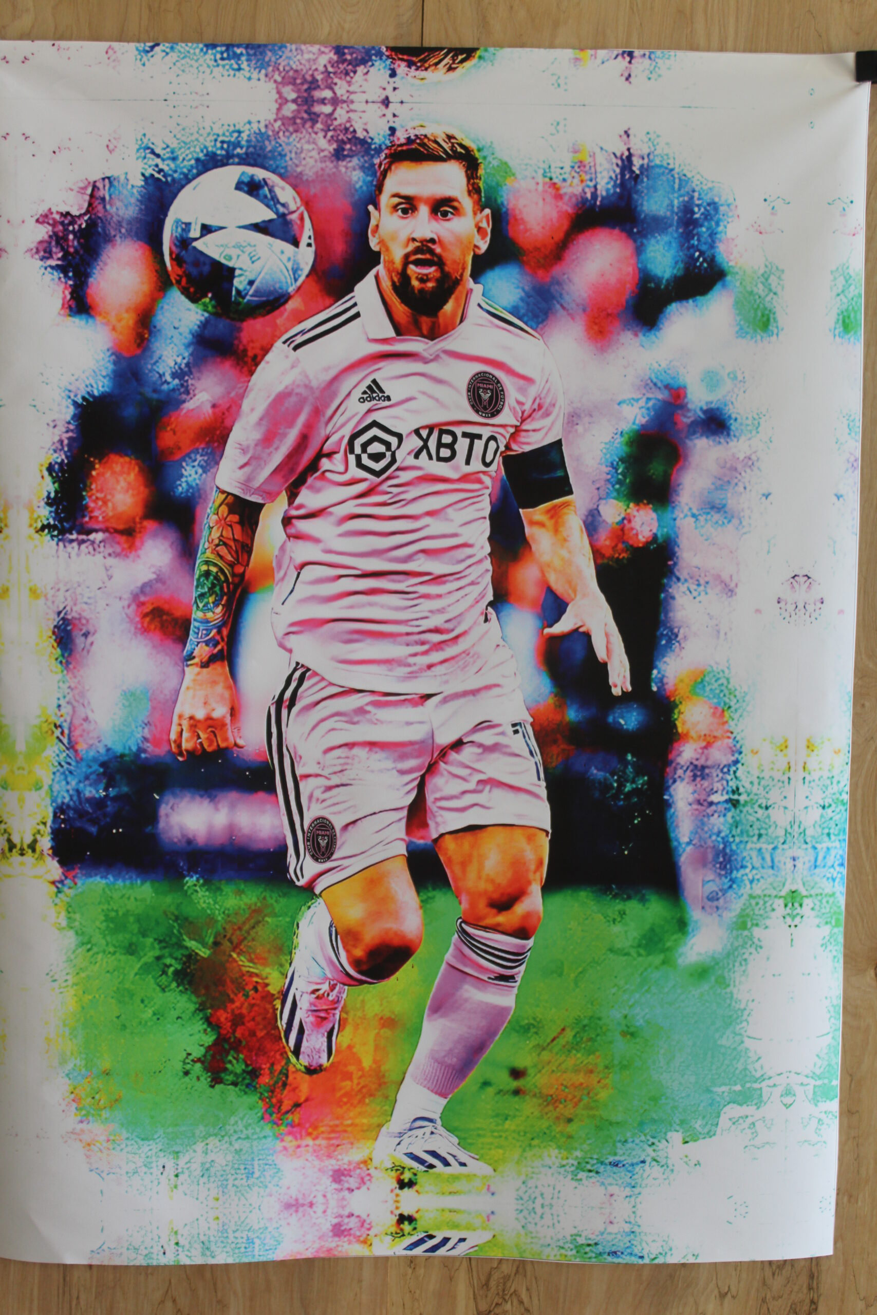 Nifao Collection Colorful Lionel Messi Soccer Player On Canvas Painting ...