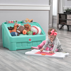 Step2 Mint 2 in 1 Toy Box & Reviews | Wayfair