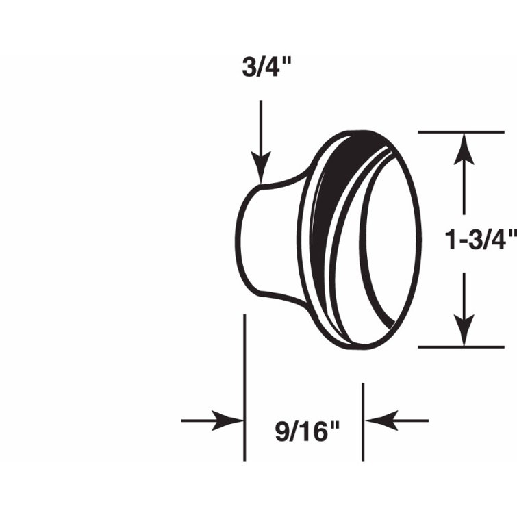 Prime-Line Single Dummy Door Knob | Wayfair