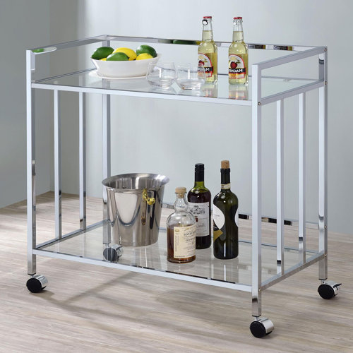 Metal Bar Carts You'll Love | Wayfair