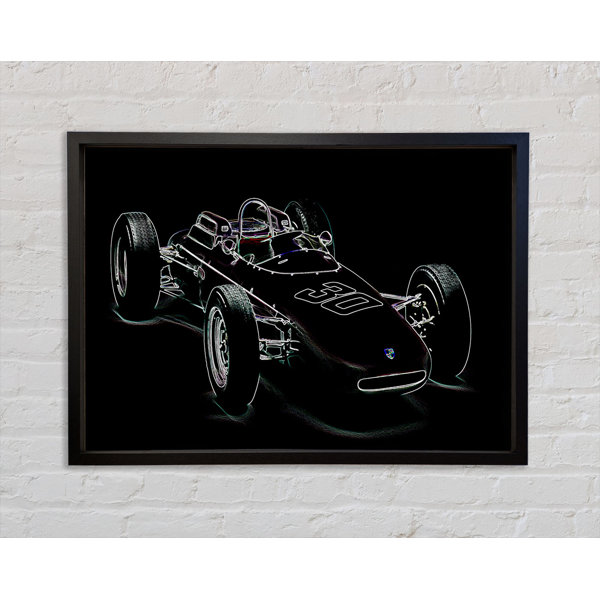 Bright Star Formula One Retro - Single Picture Frame Art Prints on ...