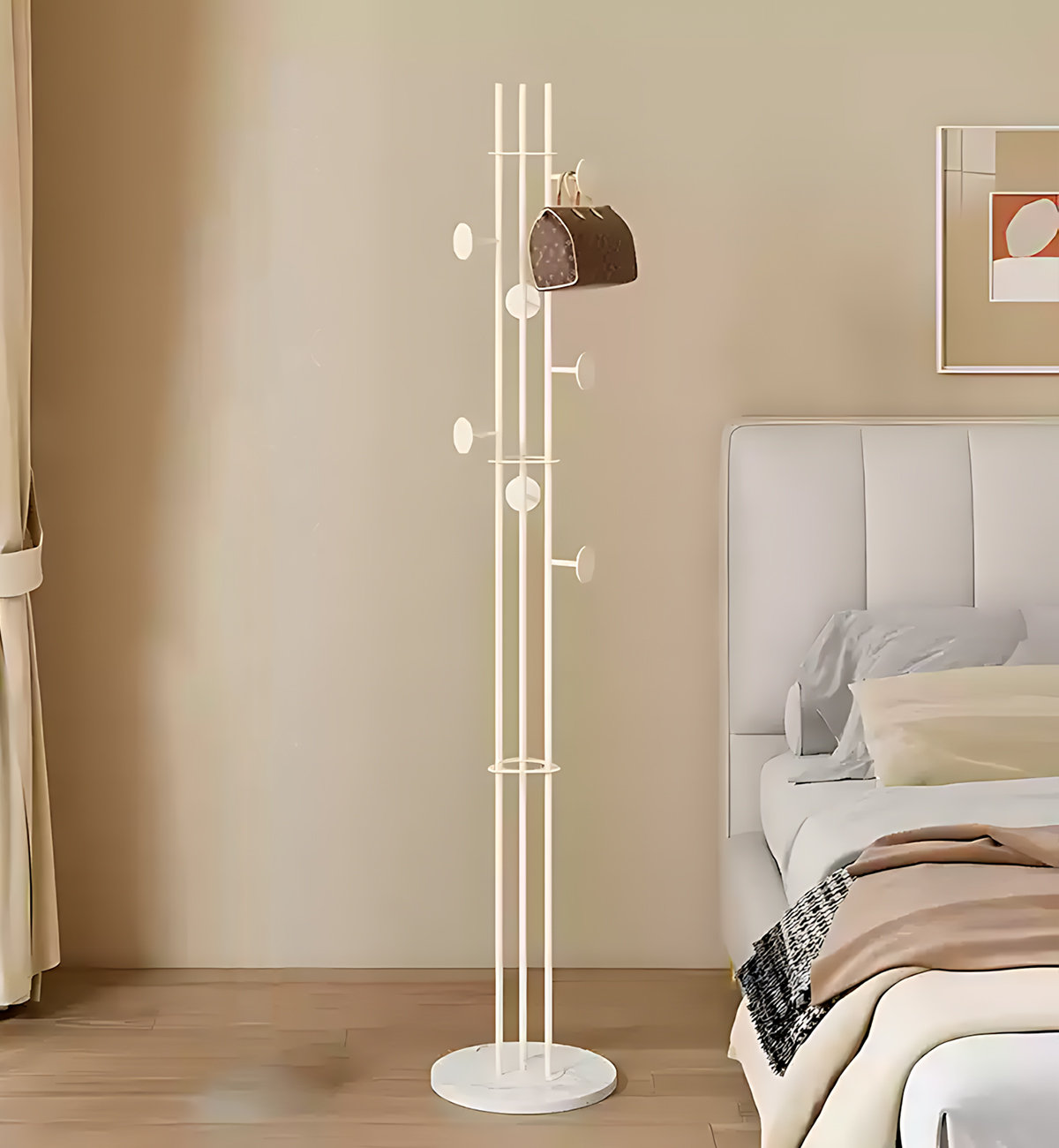VICABY Modern minimalist marble coat rack | Wayfair
