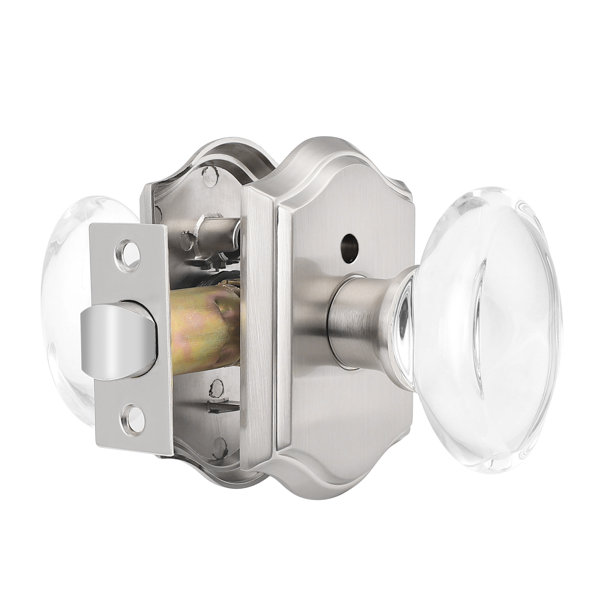 Probrico Crystal Privacy Door Knobs, Crystal Door Locks For Bed And ...