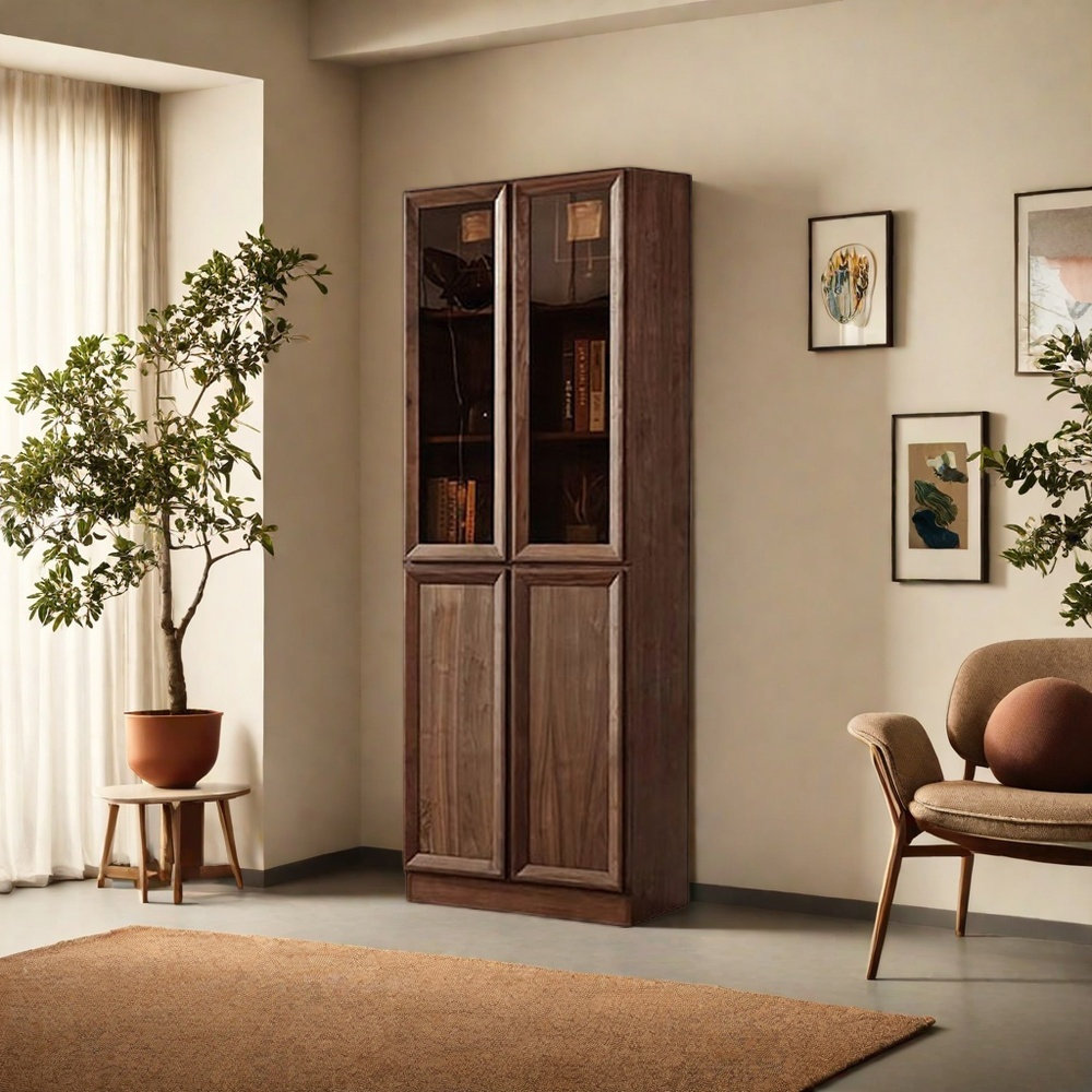 Kaoloupin European style floor to ceiling bookcase | Wayfair