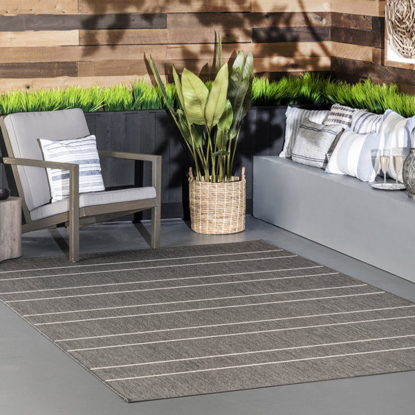 Union Rustic Reardon Striped Indoor / Outdoor Rug & Reviews - Wayfair ...