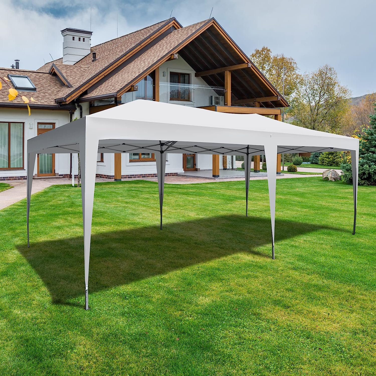 REDCAMP 20 Ft. W x 10 Ft. D Metal Pop-Up Canopy | Wayfair