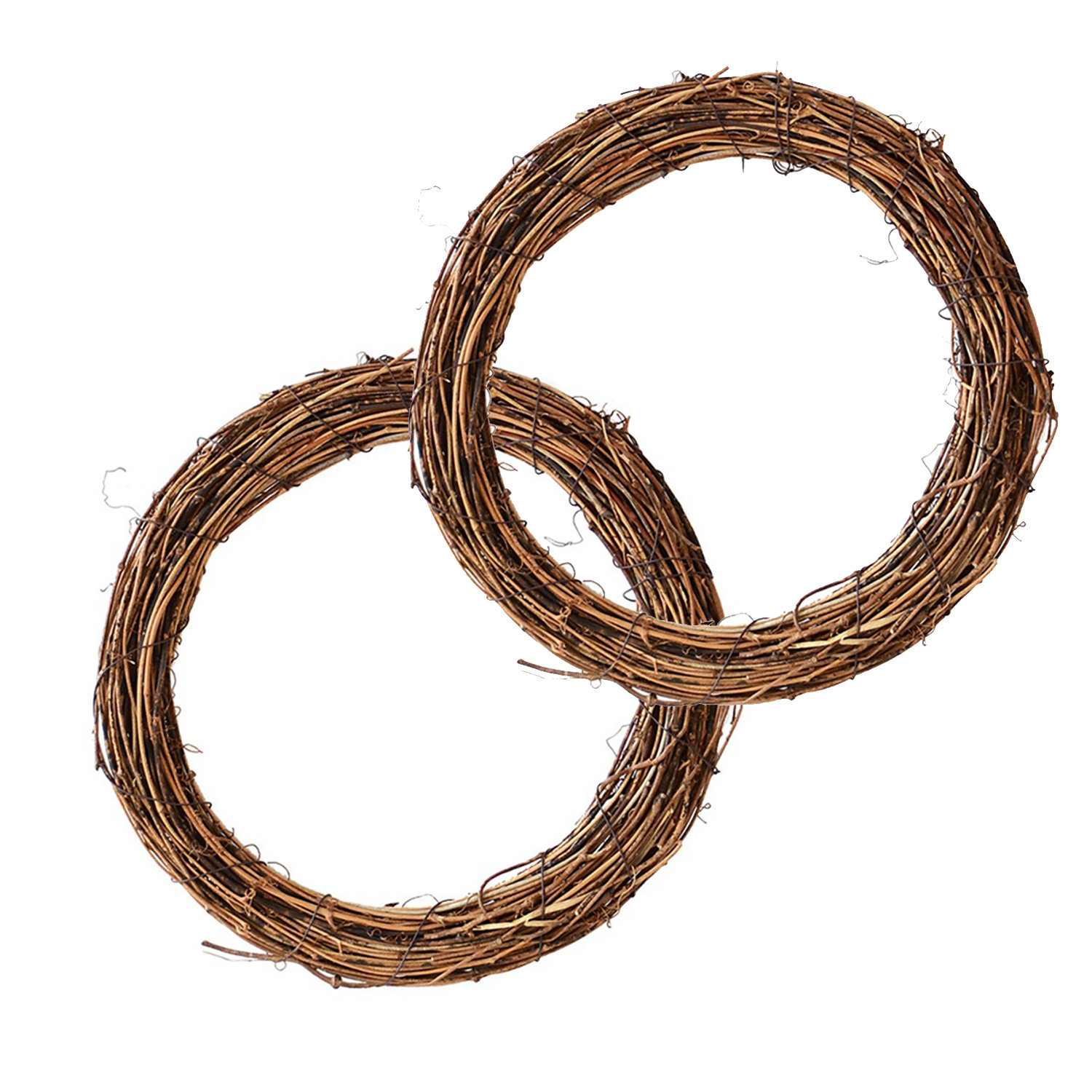 Ophelia & Co. Natural Grapevine Wreath For Crafts,Round Rattan Twig ...