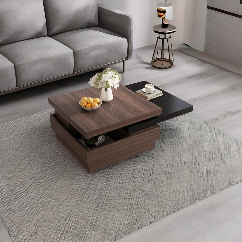 Latitude Run® Rotatable Top Coffee Table - Wayfair Canada