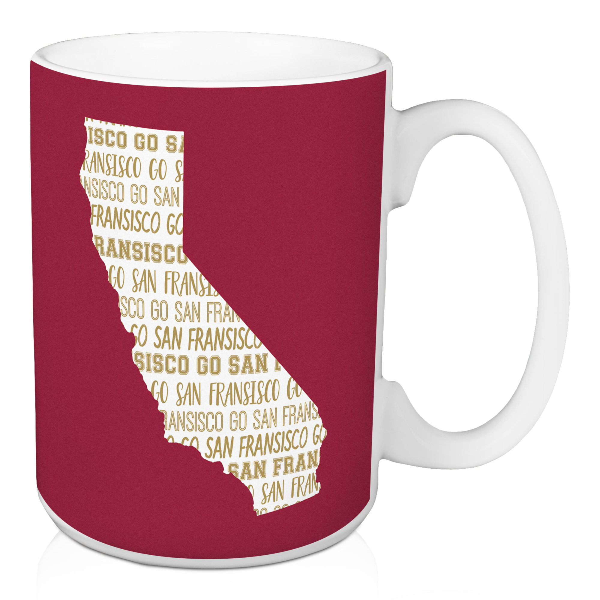 Ebern Designs Freda Go San Fransisco Coffee Mug | Wayfair
