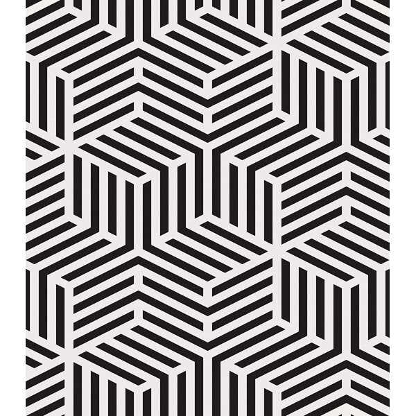 Ivy Bronx Dimcho Peel & Stick Geometric Shapes Roll | Wayfair