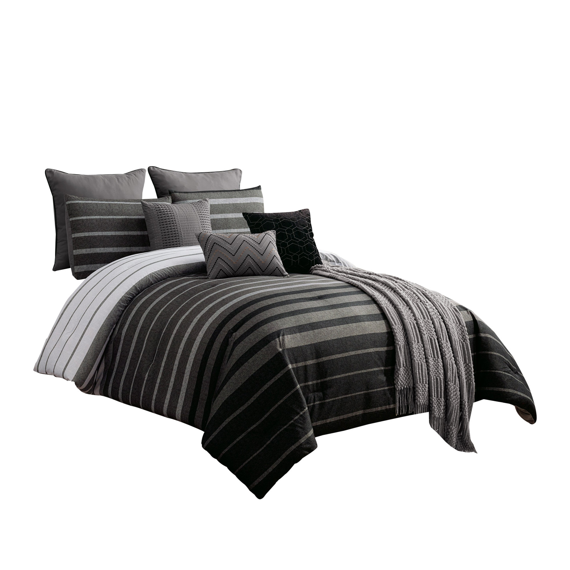 Benjara Polyester Comforter Set | Wayfair