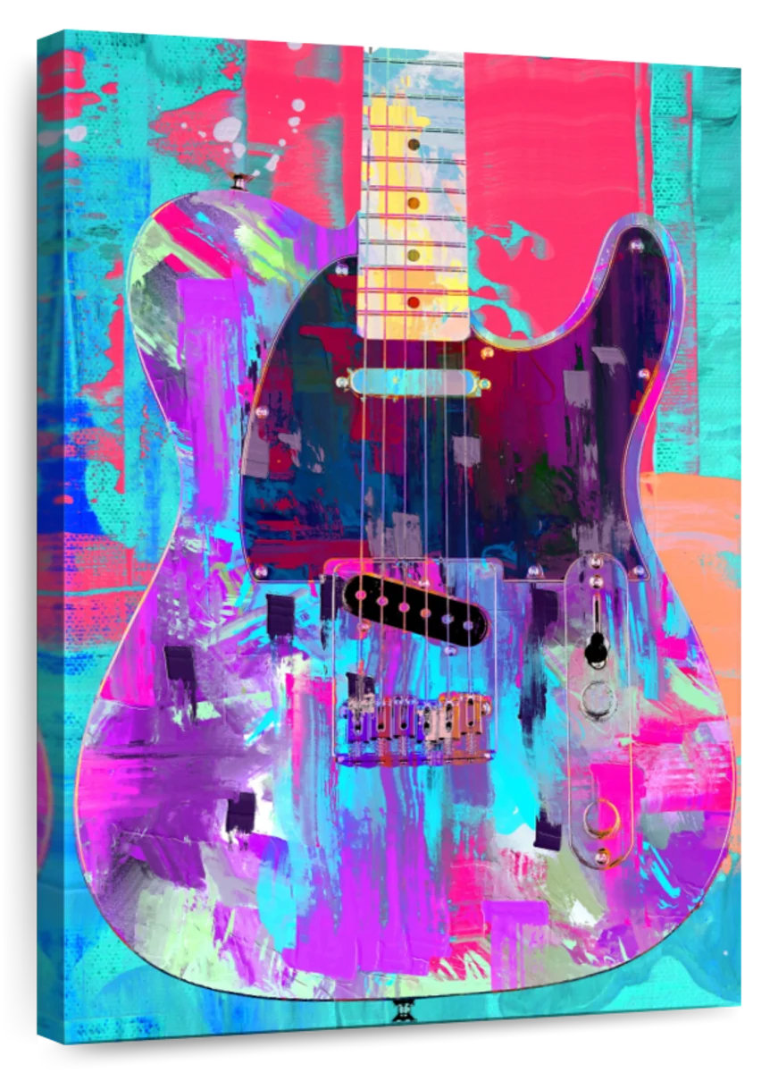 Ebern Designs Abarca Painted Telecaster | Wayfair