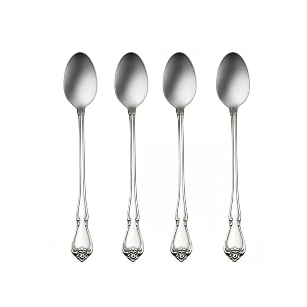 Oneida True Rose Everyday Flatware Tall Drink Spoons | Wayfair