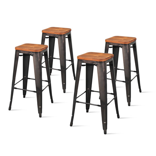 Trent Austin Design® Nesbit Counter Stool with Metal Frame & Reviews ...