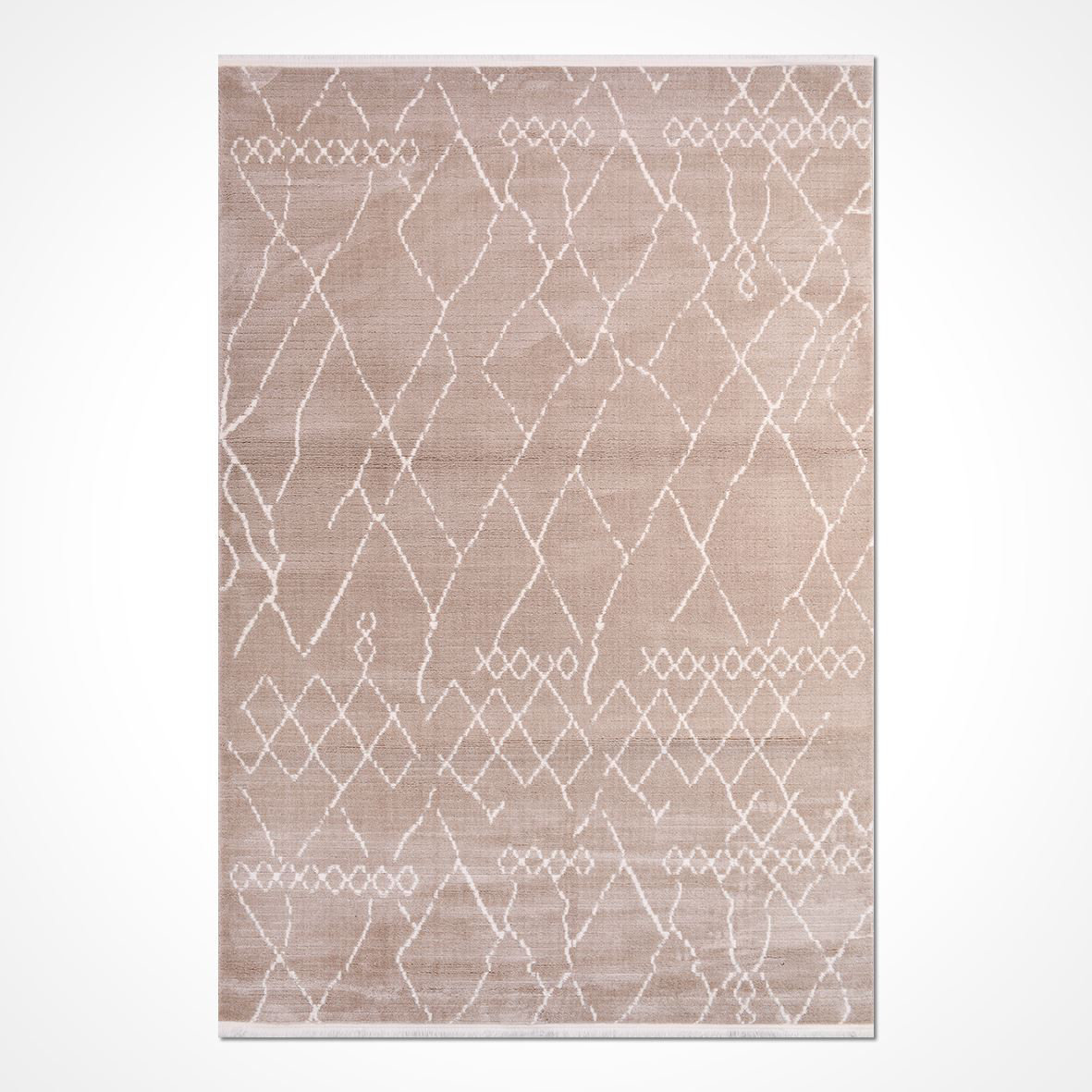 Union Rustic Levelle Brown Geometric Polyester Machine Made Area Rug ...