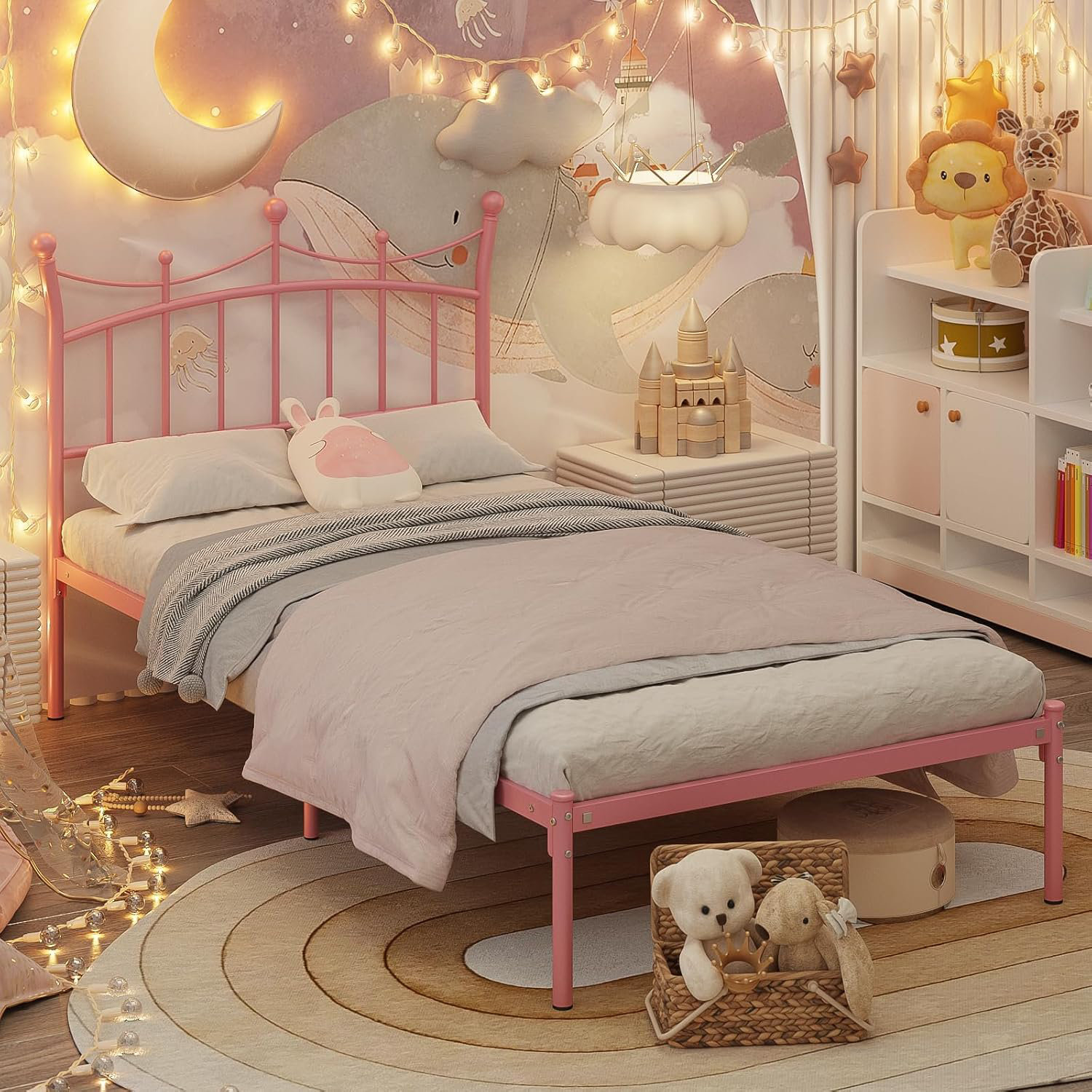 girls bed frames queen