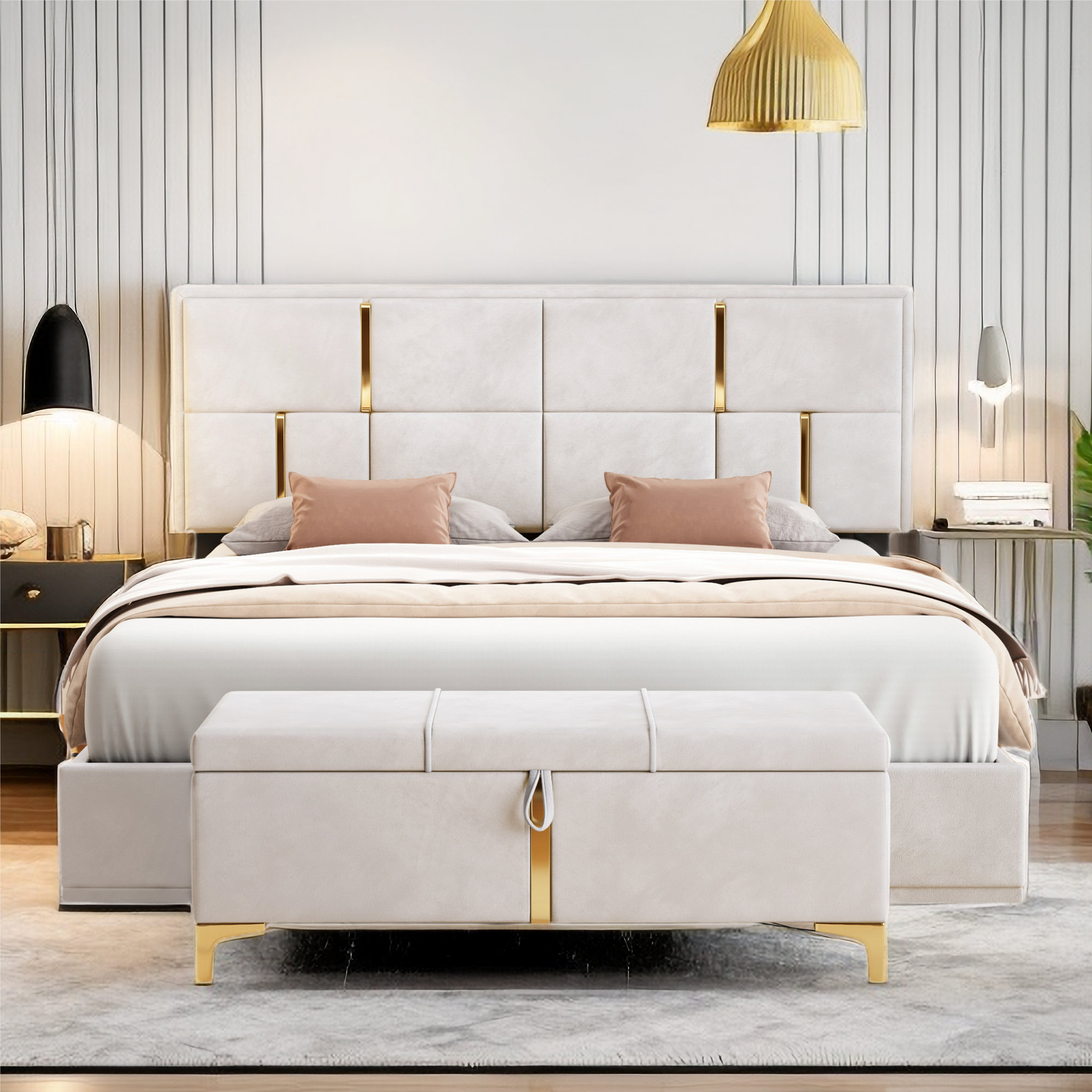 Mercer41 Aneekha 2 Piece Bedroom Set | Wayfair